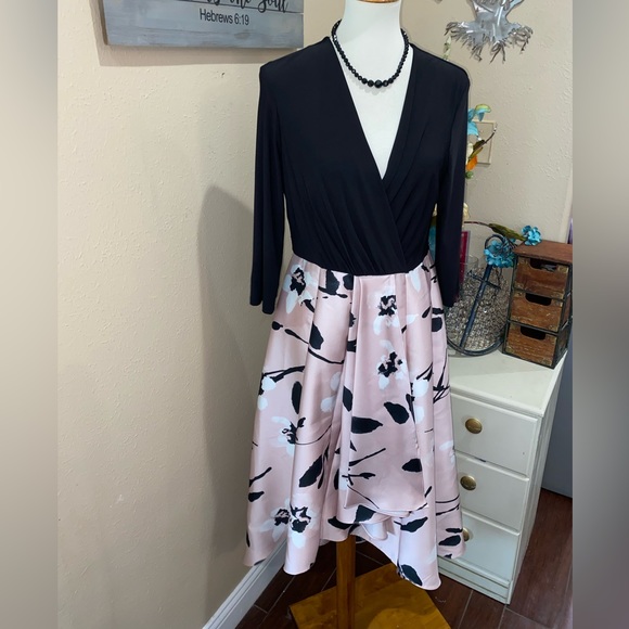 Dresses | Rm Richards Figure Flattering Surplice Wrap Cocktail Dress ...